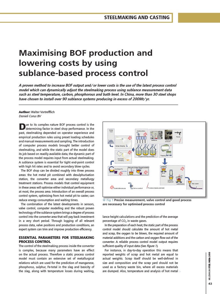 Danieli Corus Sublance | PDF | Steelmaking | Process Control
