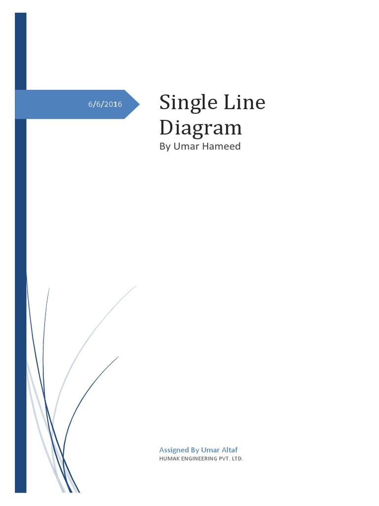 Single Line Diagram | PDF | Electrical Substation | Switch