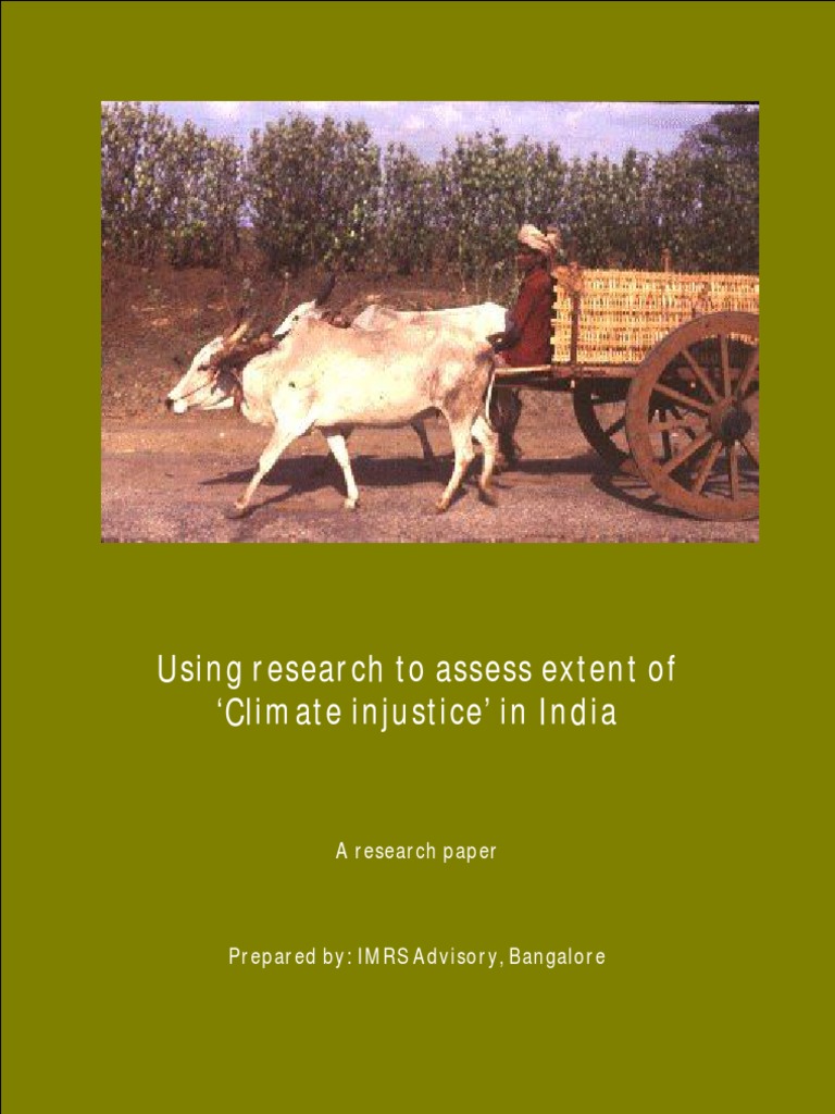 Using Research To Assess Extent of Climate Injustice' in India ...