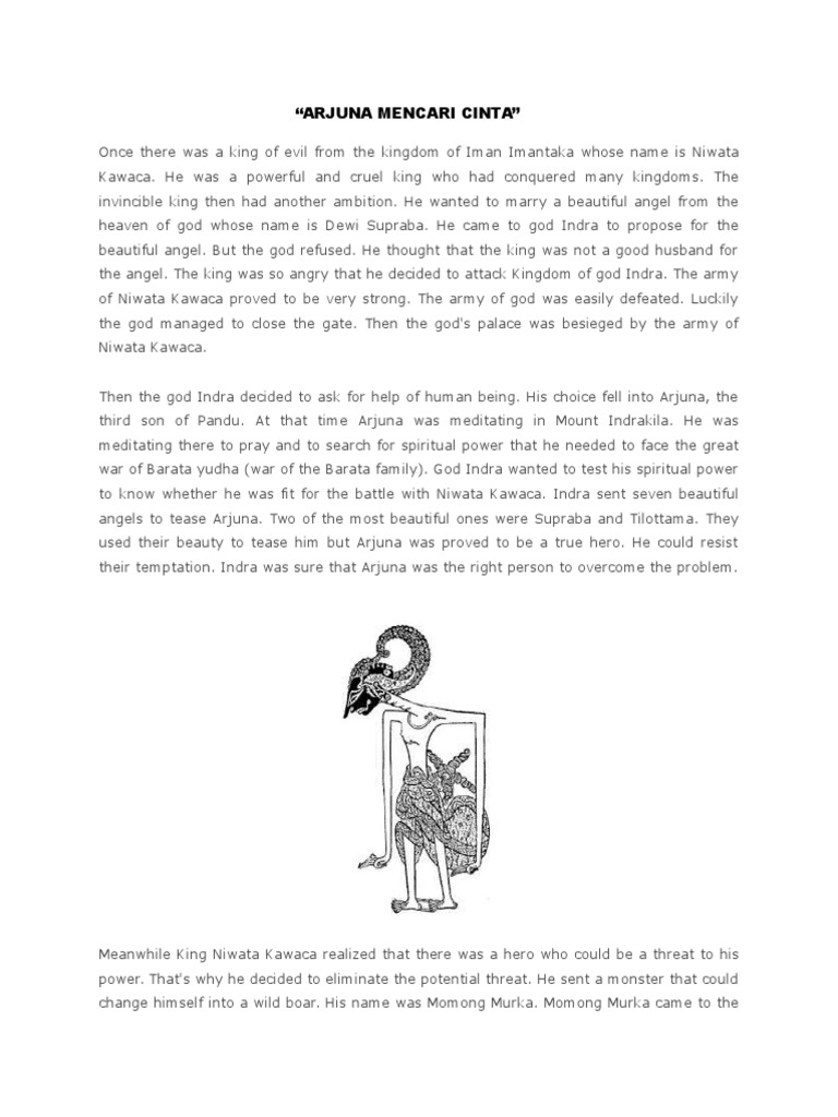 Arjuna Mencari Cinta | PDF | Religion And Belief