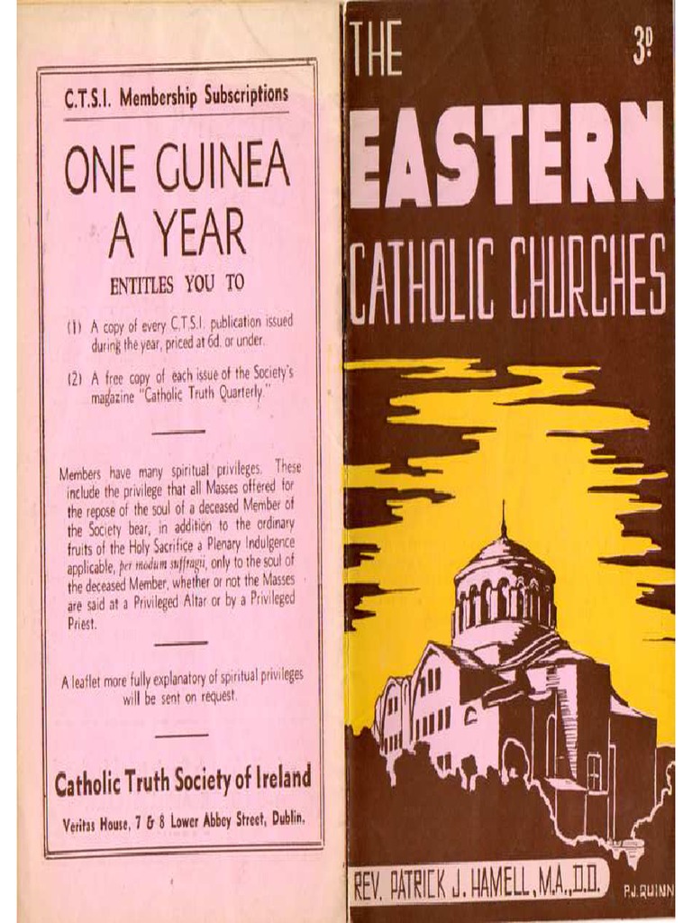 The Eastern Catholic Churches | PDF | Christian Organizations ...