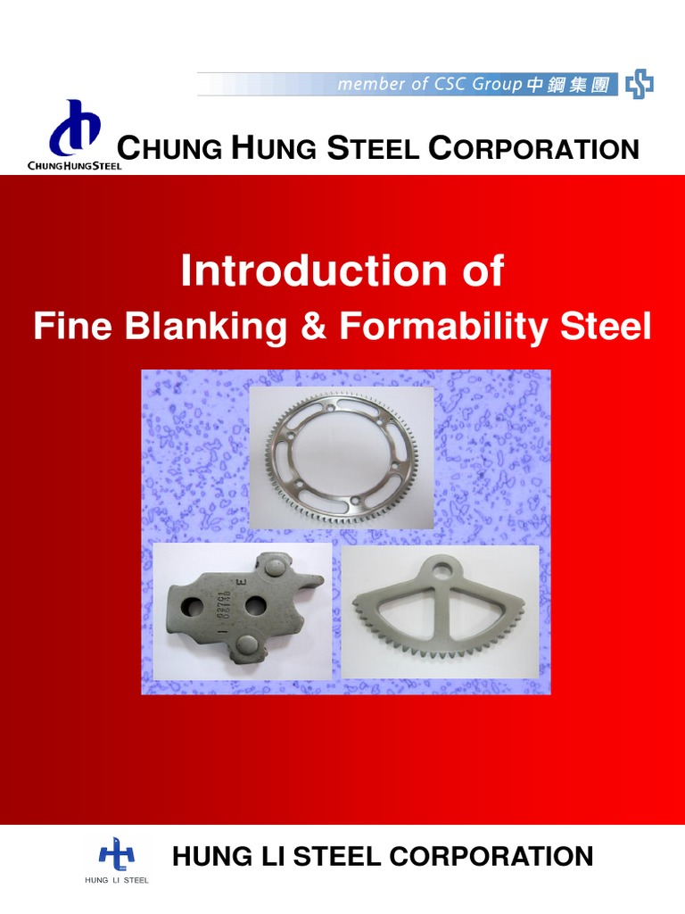 Introduction of Fine Blanking & Formability Steel | PDF | Rolling ...