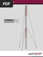 Plano Modelo de Torre Ventada TIA 222 | PDF | Ciencia y matemáticas