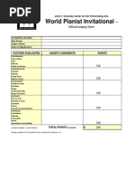 Poem Recitation Score Sheet | PDF