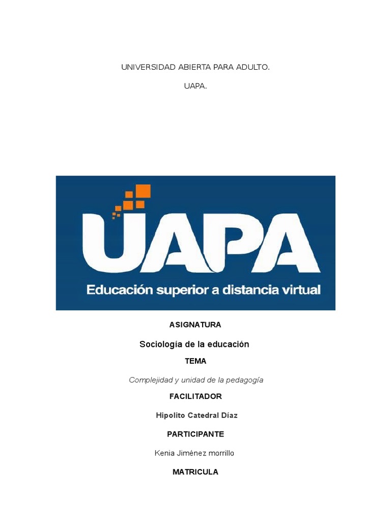 Tarea #2 de Sociologia de La Educacion | PDF | Sociología | Academia