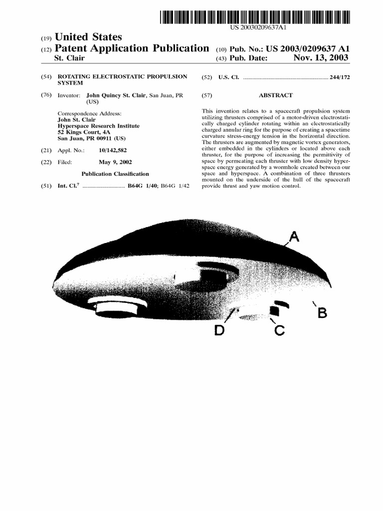 Rotating Electrostatic Propulsion System | PDF | Momentum | Force