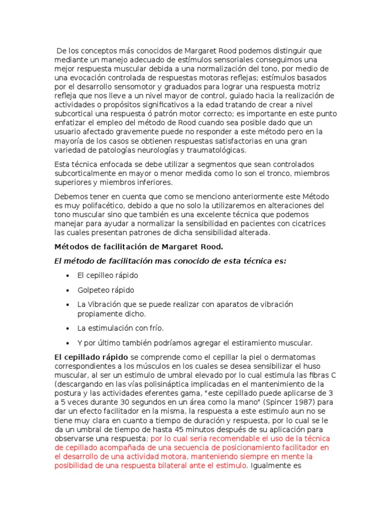 Margaret Rood | PDF | Músculo | Contracción muscular