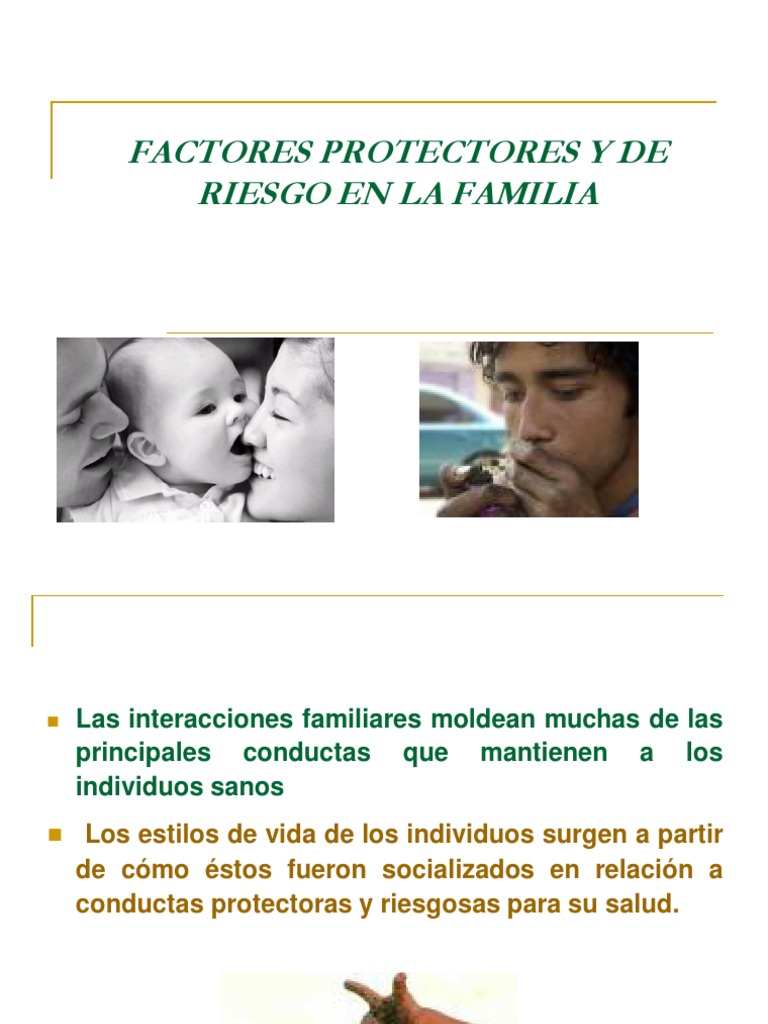Factores Protectores y de Riesgo Familiar PDF | Descargar gratis PDF ...
