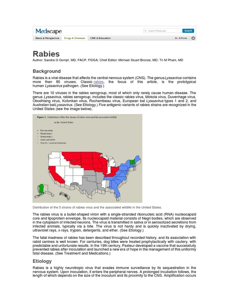 Rabies | PDF | Rabies | Vaccines