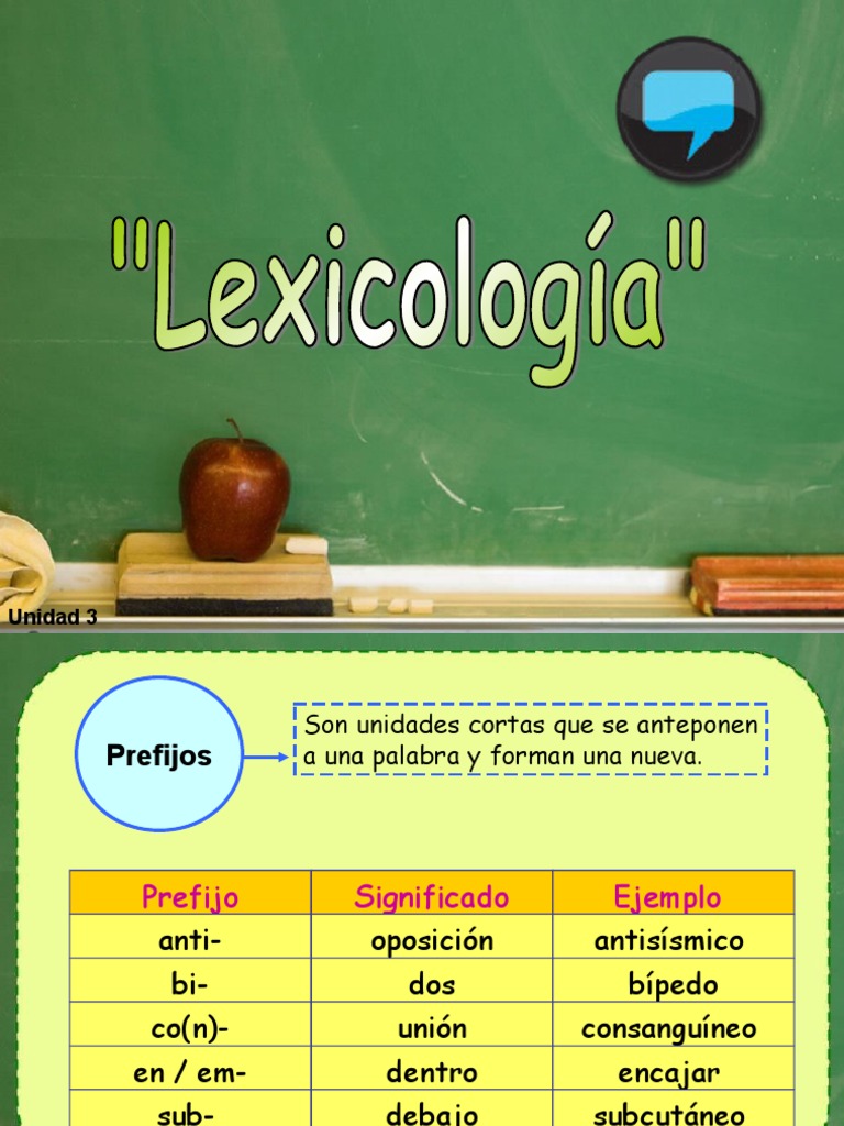 5 Lexicología - HC | PDF | Artes del Lenguaje y Comunicación