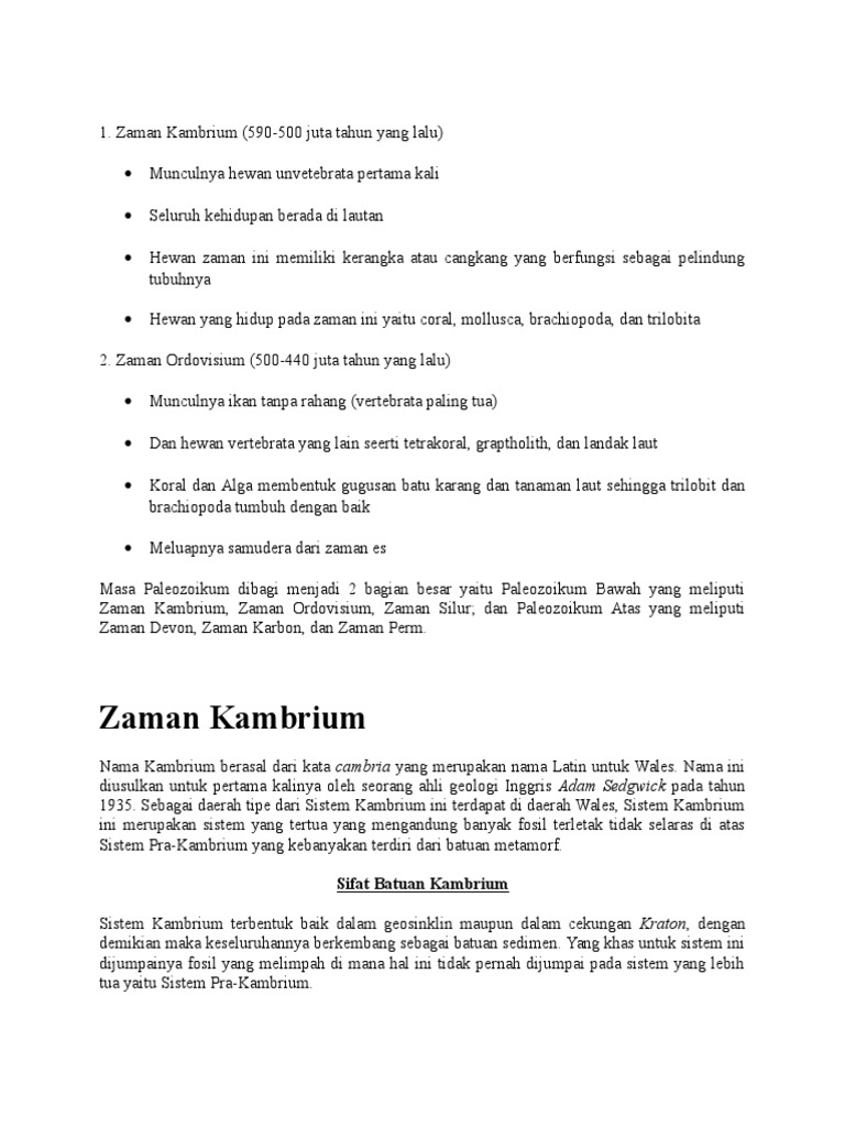 Kambrium | PDF