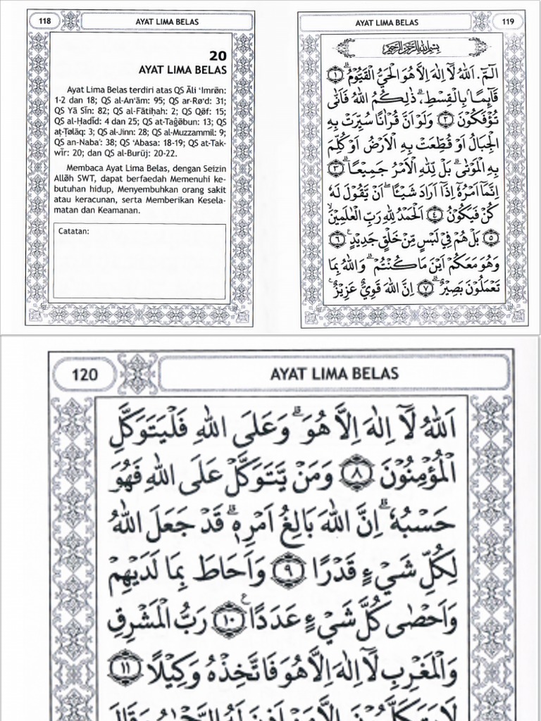 Ayat Lima Belas PDF | PDF