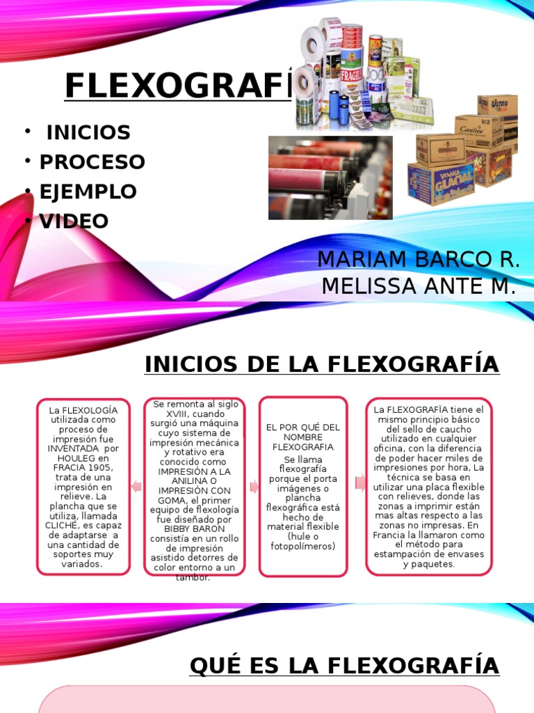 Flexografía Impresión Diseño De Comunicacion Prueba Gratuita De