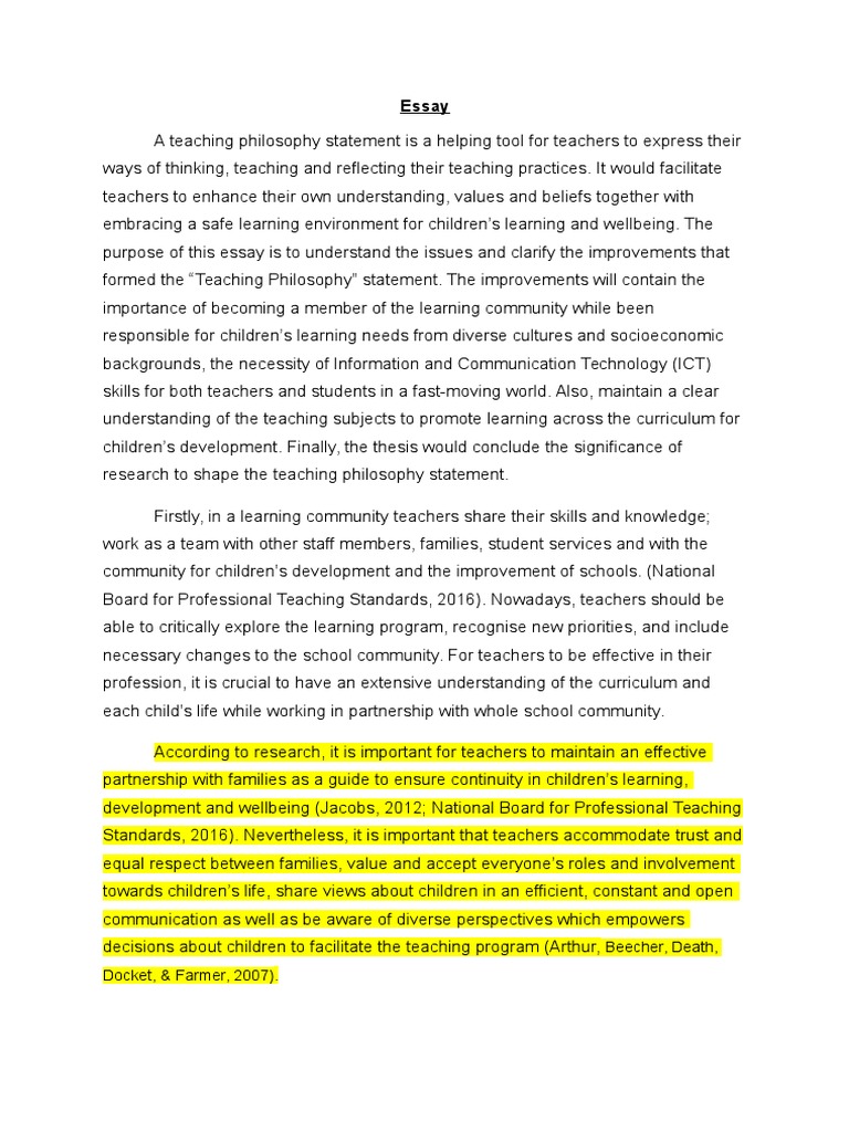 Essay Edfd Assessment Final | PDF | Educational Technology | Teachers