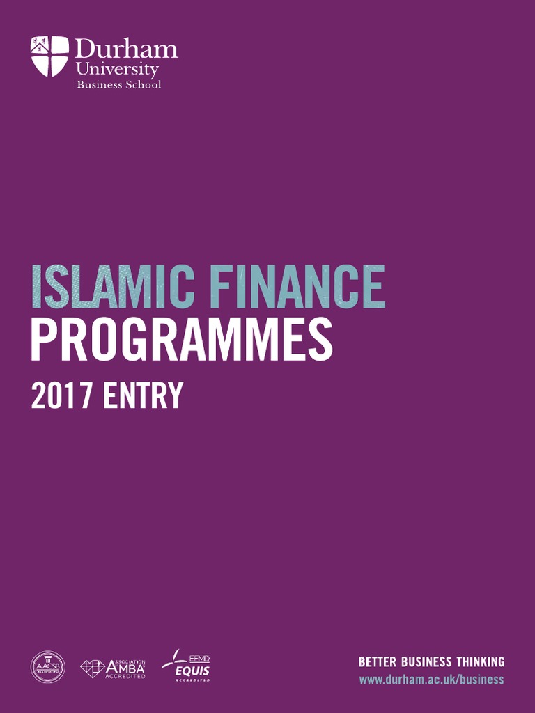 Durham University - MSC Islamic Finance 2017 | PDF | Doctor Of ...