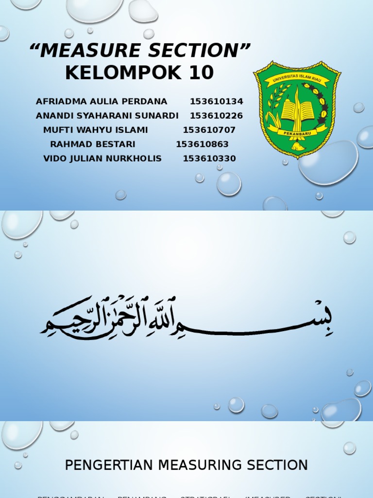 Measure Section | PDF