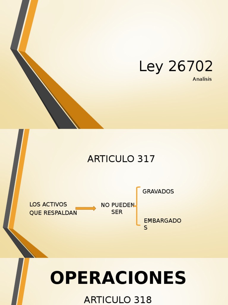Ley 26702 | PDF