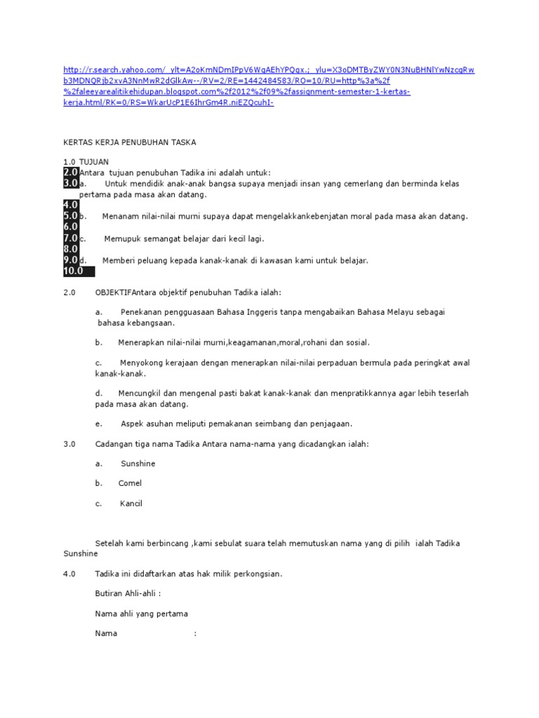 Proposal Taska | PDF
