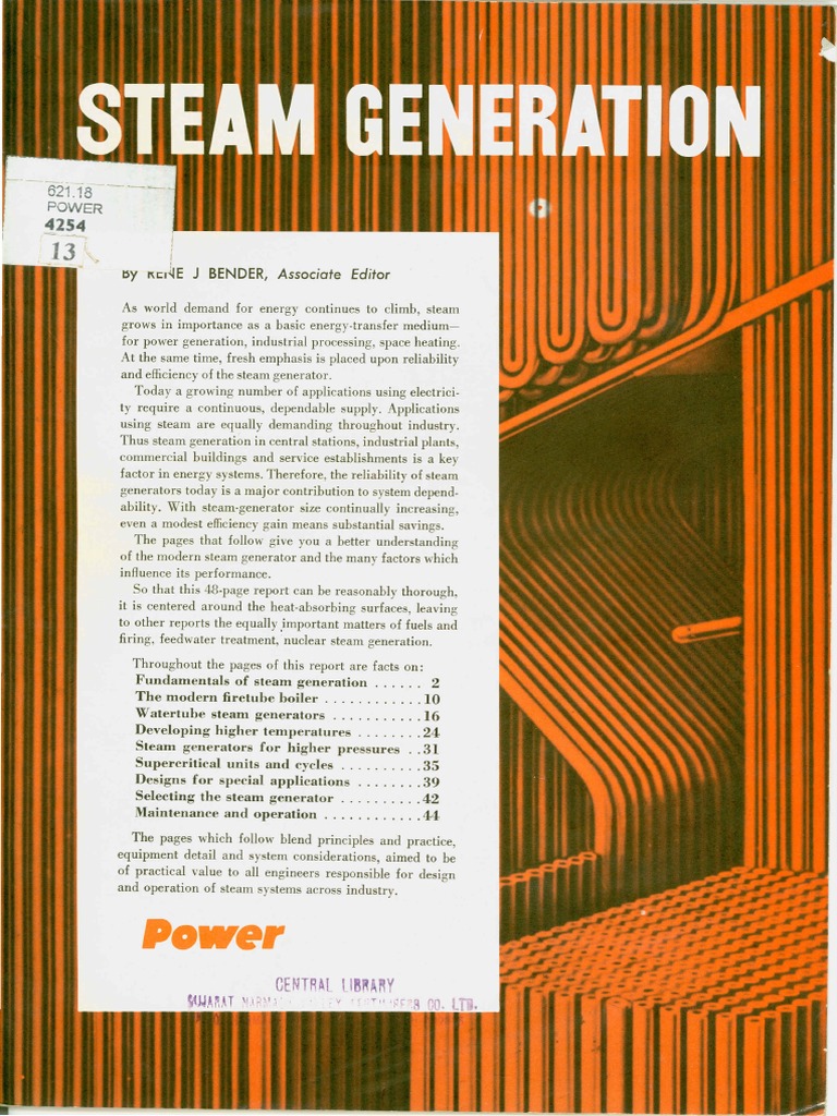 Steam Generation | PDF