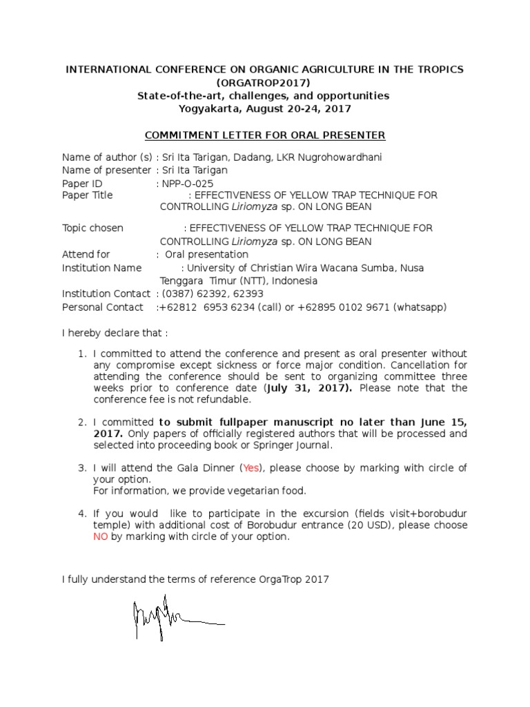 Commitment Letter | PDF