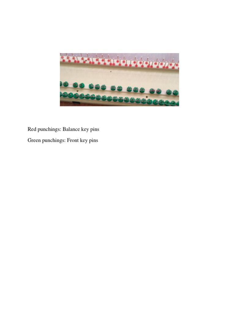 Piano Front and Balance Key Pins | PDF