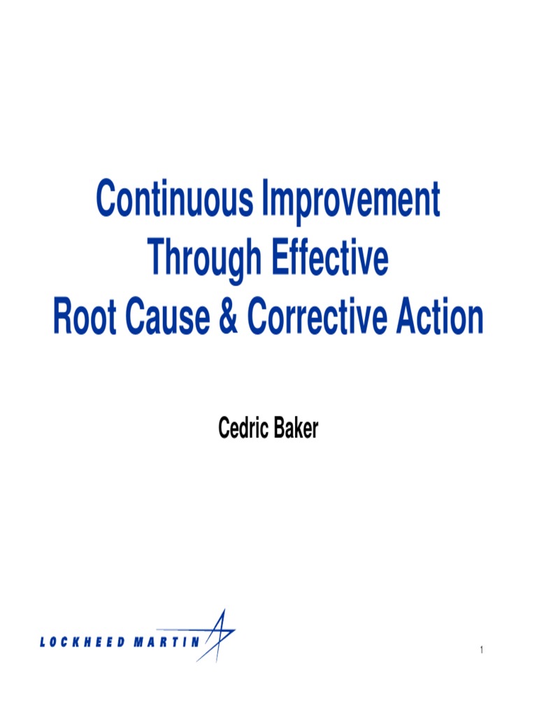 Root - Cause - Corrective Action PDF | PDF | Glasses | Analysis