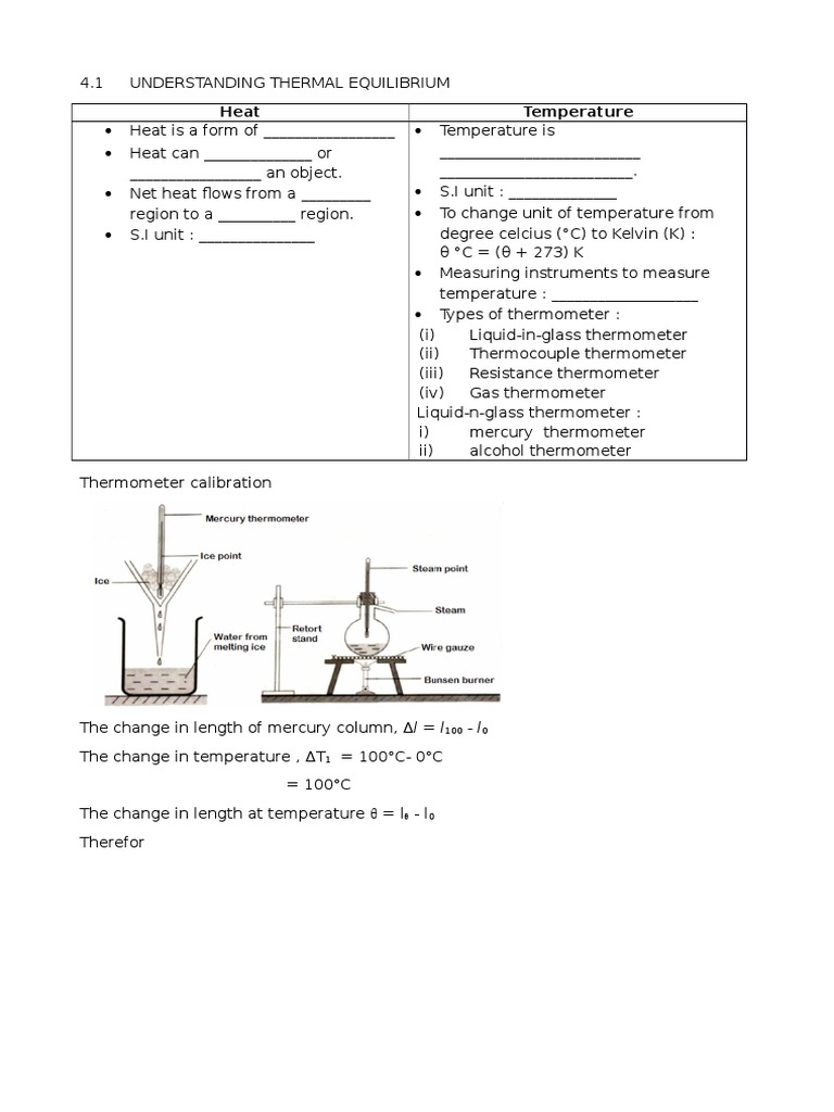 Understanding Thermal Equilibrium Basics | PDF