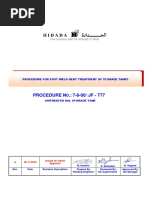 Procedure For Post Weld Heat Treatment (PWHT PROCEDURE) | PDF | Heat ...
