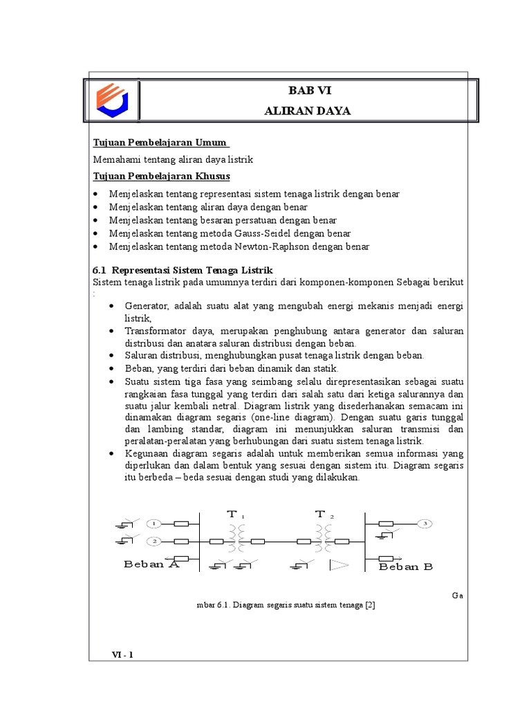 Aliran Daya Listrik | PDF
