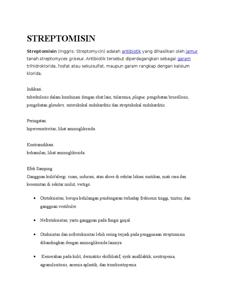 STREPTOMISIN | PDF