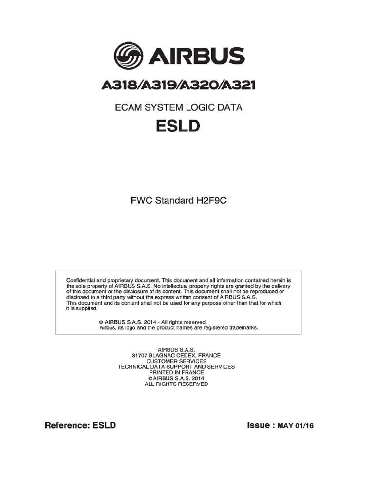 A320 - Ecam System Logic Data (Esld) | PDF | Power Supply | Bit