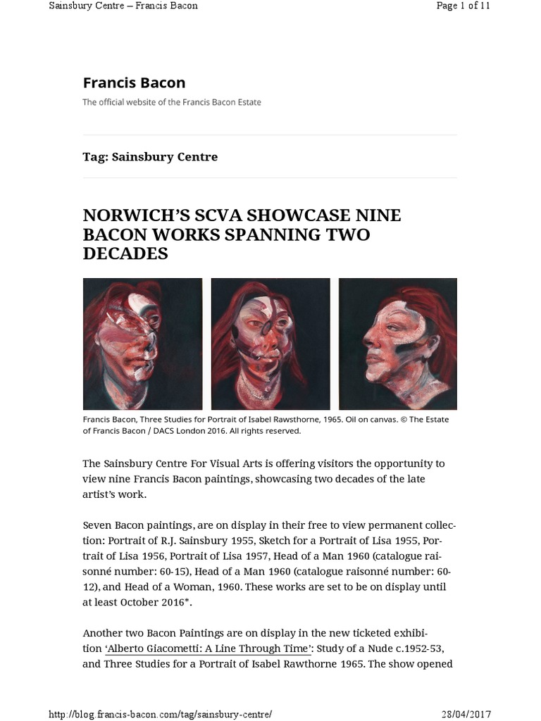 HTTP Blog - Francis-Bacon | PDF | Museum | Art Media