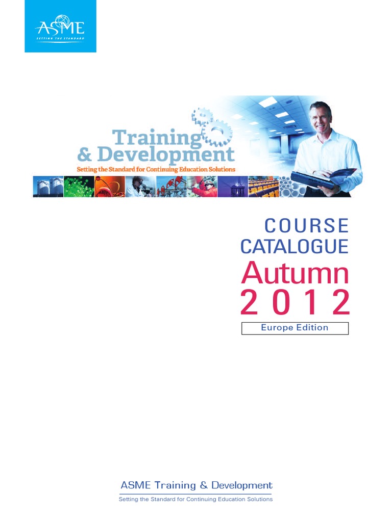 ASME Course Catalog | PDF | Pipe (Fluid Conveyance) | Nondestructive ...