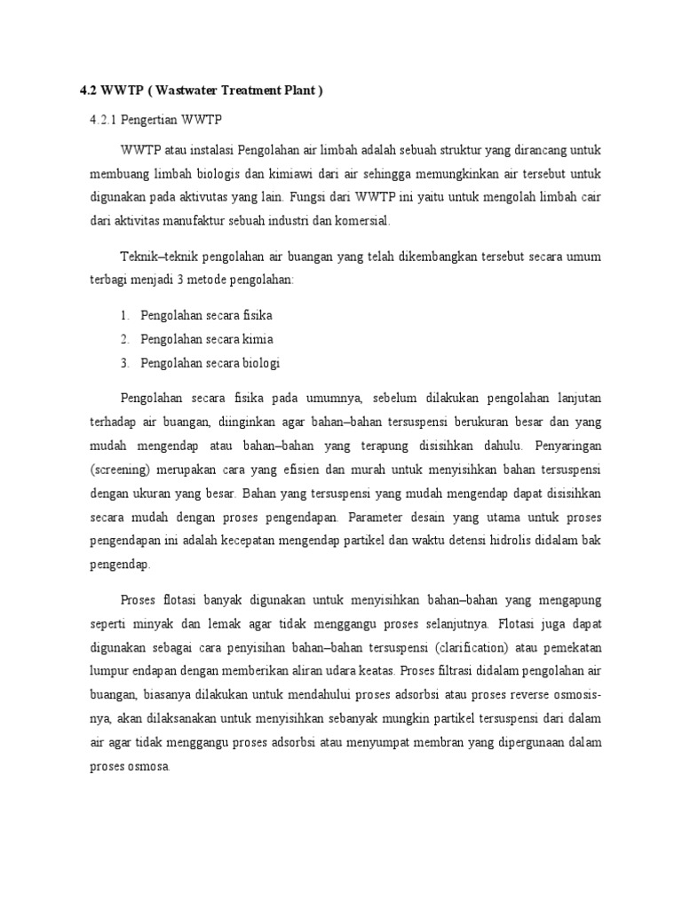 WWTP Kertas | PDF | Griya & Taman | Sains & Matematika