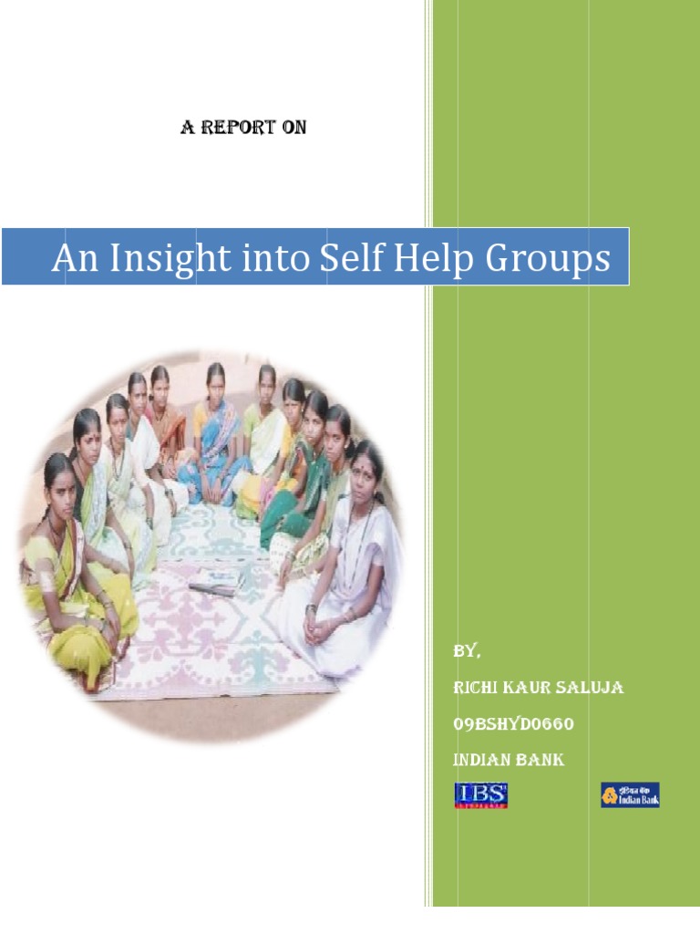 An Insight Into Self Help Groups | PDF | Microfinance | Poverty