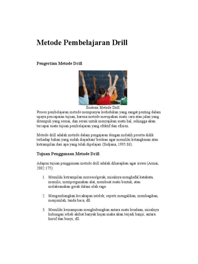 Metode Drill | PDF
