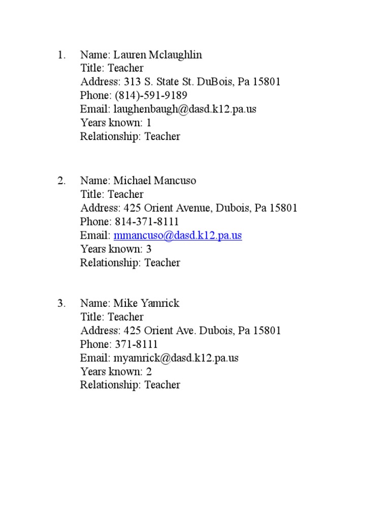 Reference Sheet | PDF