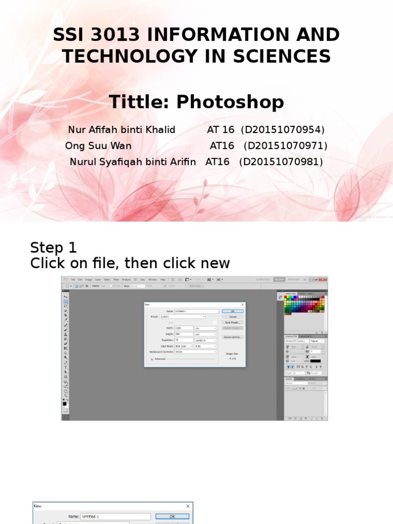 Photoshop Slides | PDF