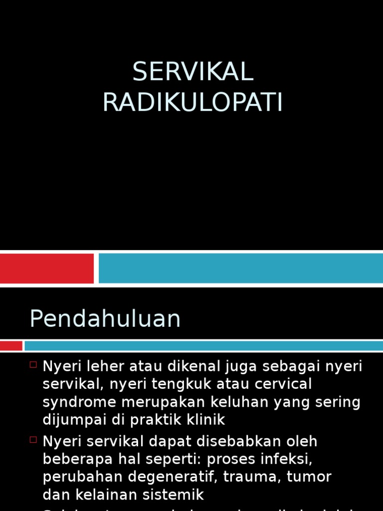 Servikal Radikulopati | PDF