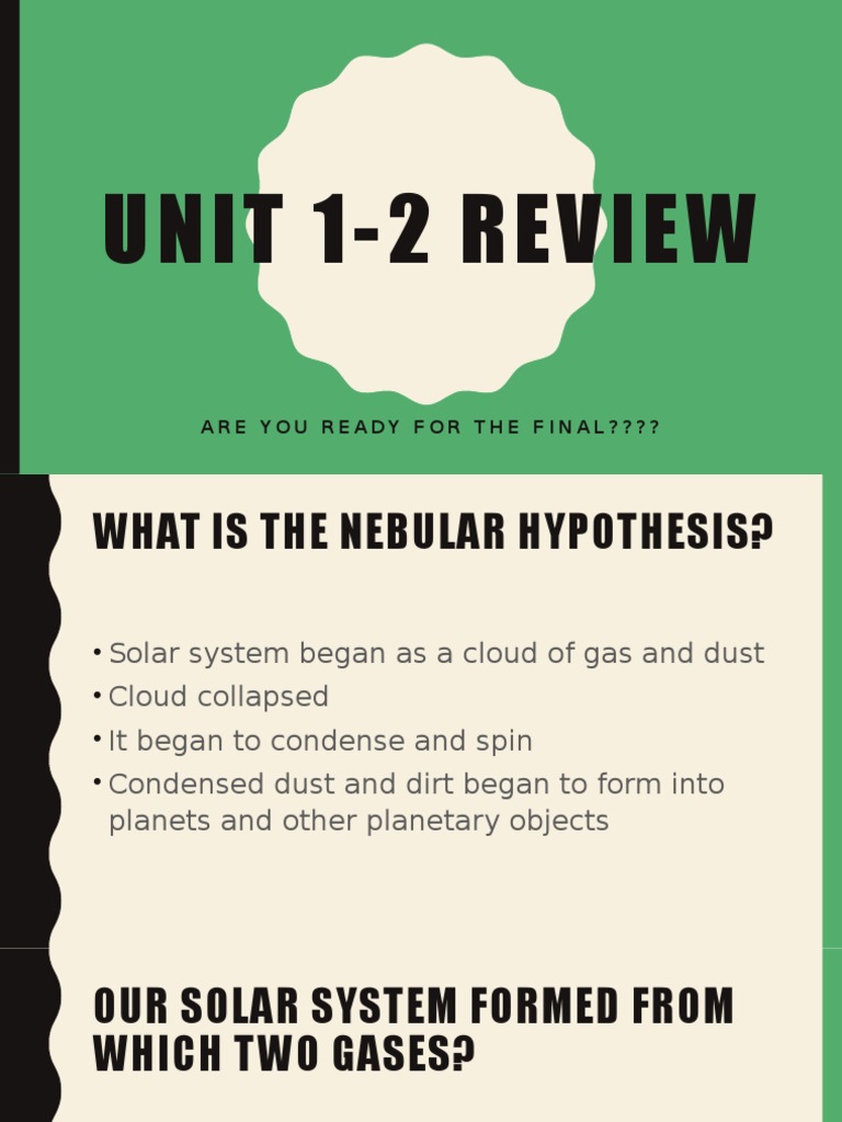 Unit 1-2 Review | PDF