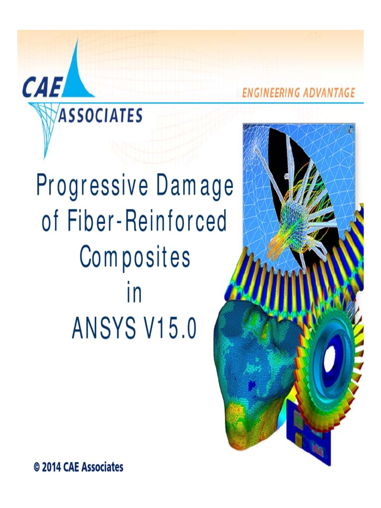 CAEA v15 ANSYS Composite Damage | PDF | Stress (Mechanics) | Stiffness