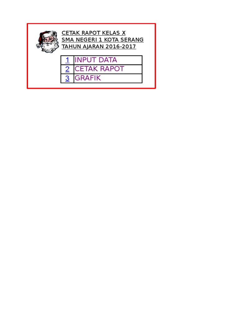 Input Data, Cetak Rapot | PDF