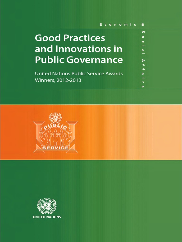 Good Practices and Innovations in Public Governance United Nations ...