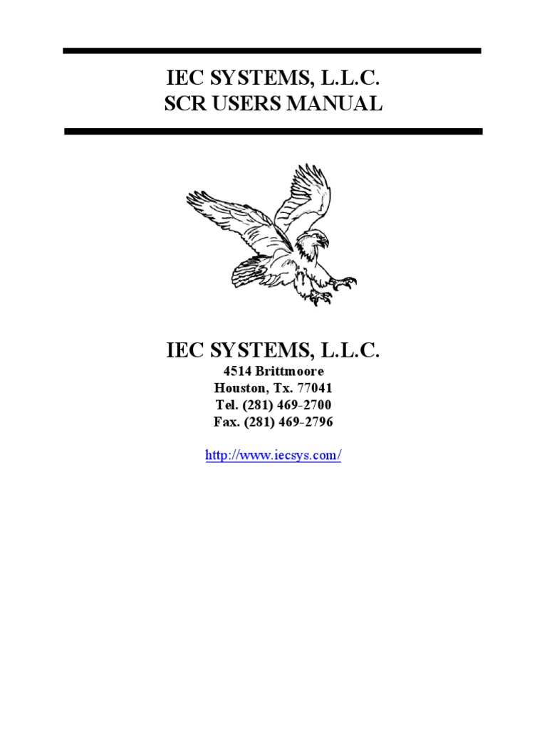 IEC Systems Manual - SCR | PDF | Rectifier | Alternating Current