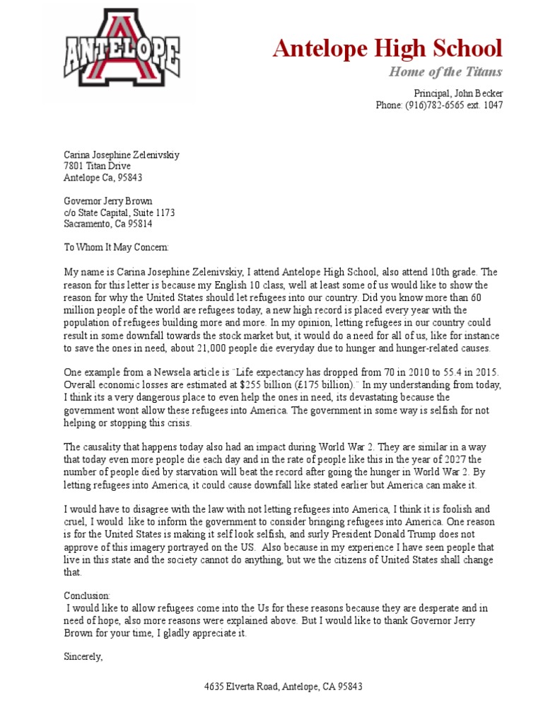 Antelope High School: Home of The Titans | PDF