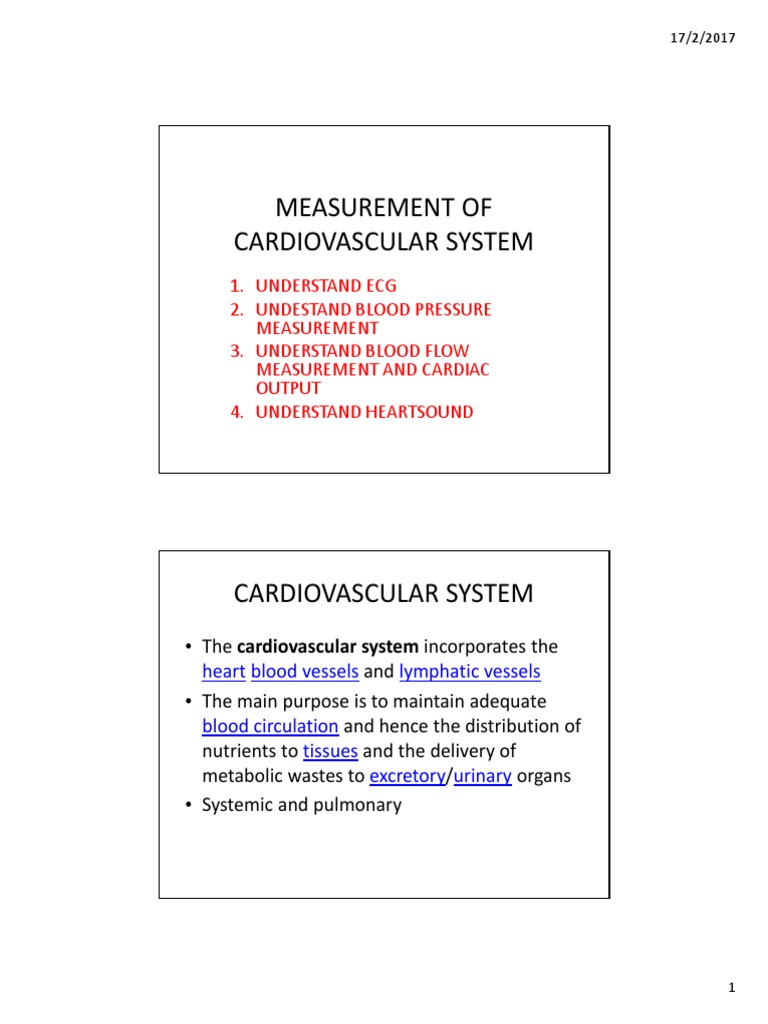 Chapter 4 (Cardiovascular Measurement) PDF | PDF | Electrocardiography ...