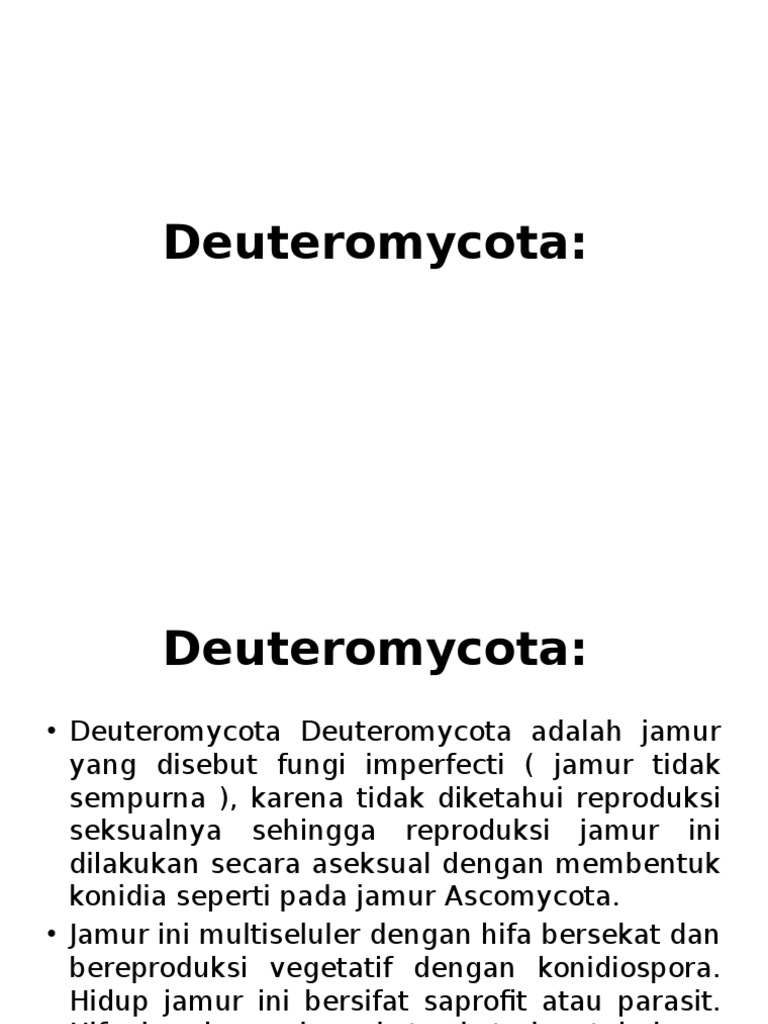 Deuteromycota | PDF