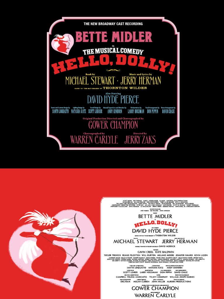 Digital Booklet - Hello, Dolly! (New Broadway Cast Recording) | PDF