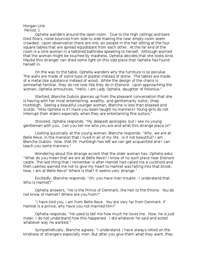 Hamlet Creative Assignment | PDF | Hamlet