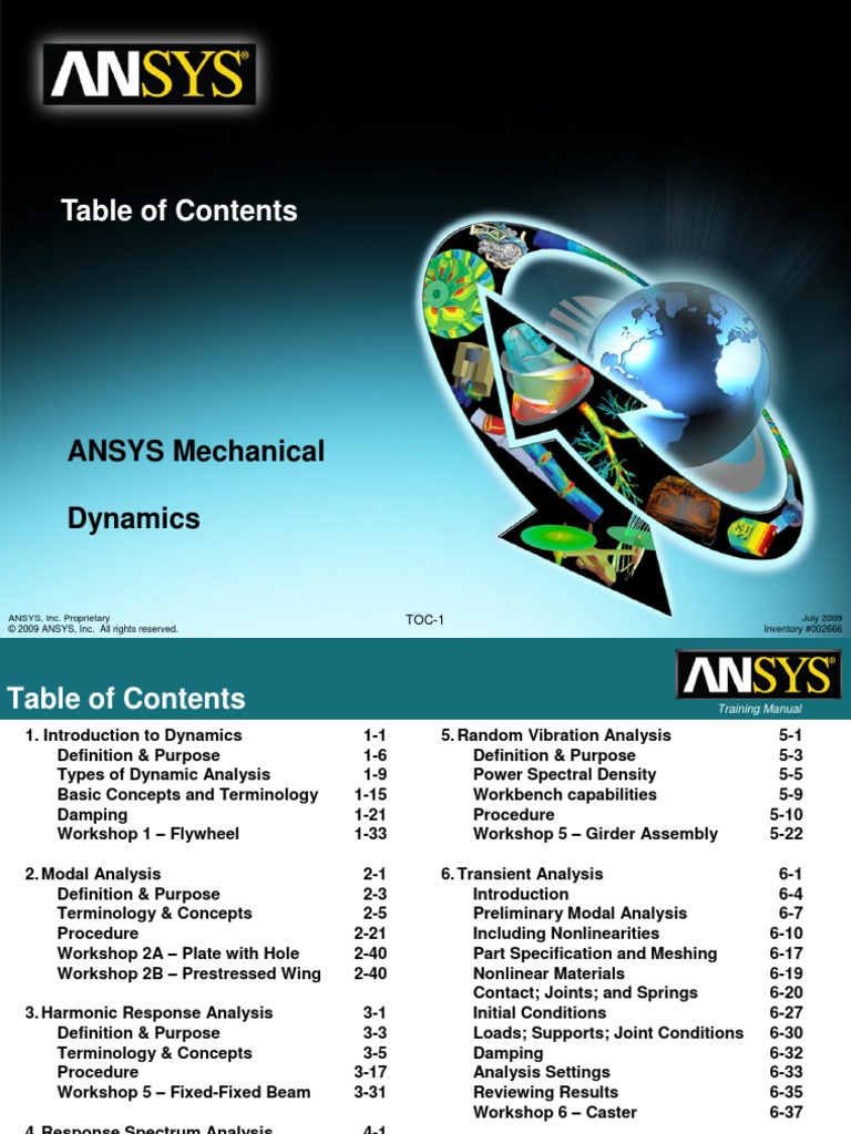 ANSYS Workbench | PDF | Normal Mode | Eigenvalues And Eigenvectors